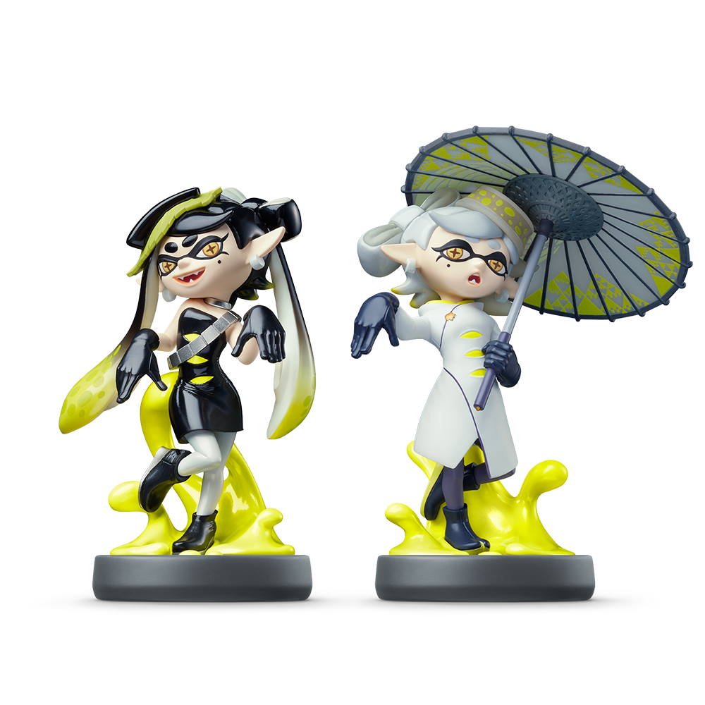 Nintendo amiibo - Callie & Marie (Splatoon: Squid Sisters Alterna Set ...