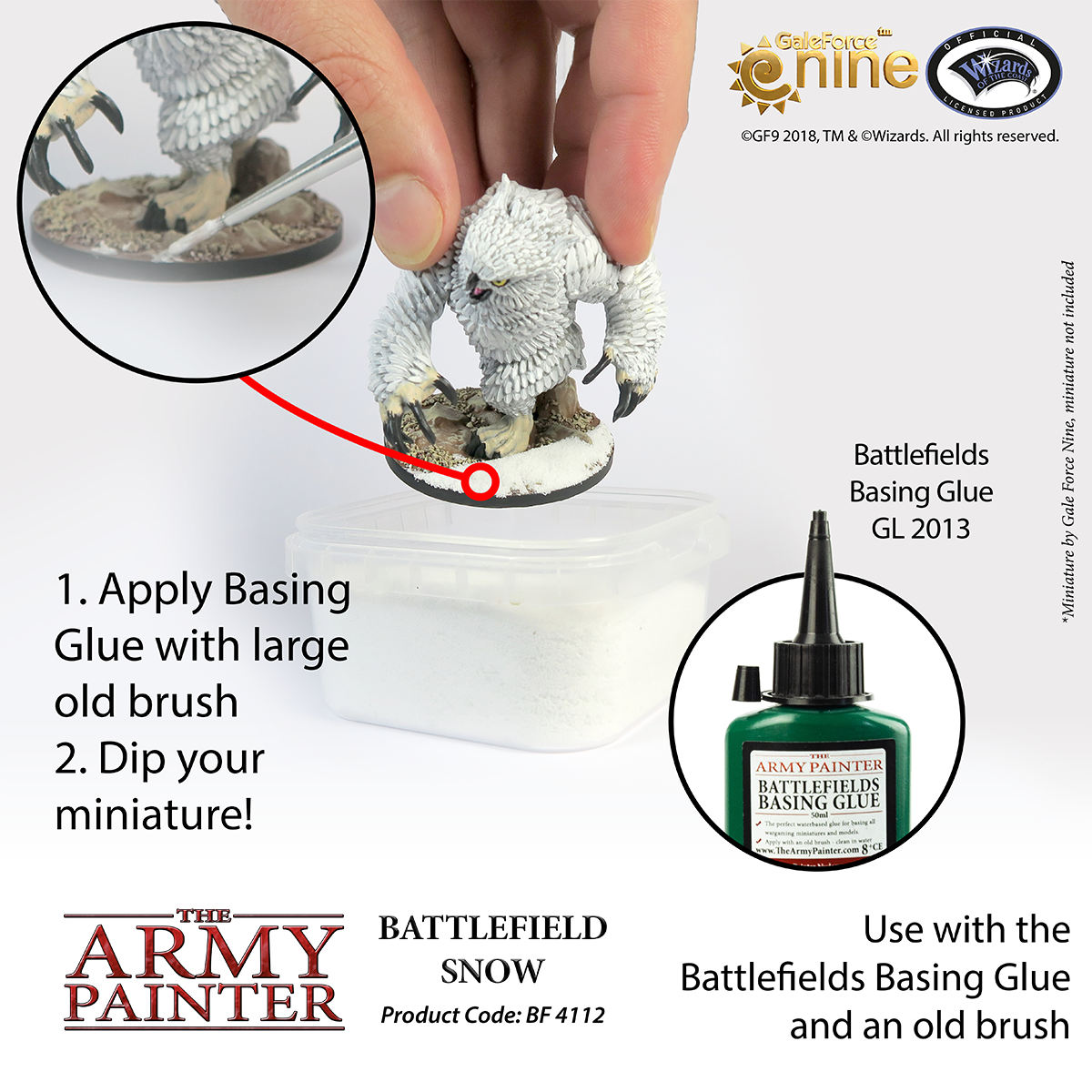 Battlefield Snow (The Army Painter) - Goldfields Toys & Games