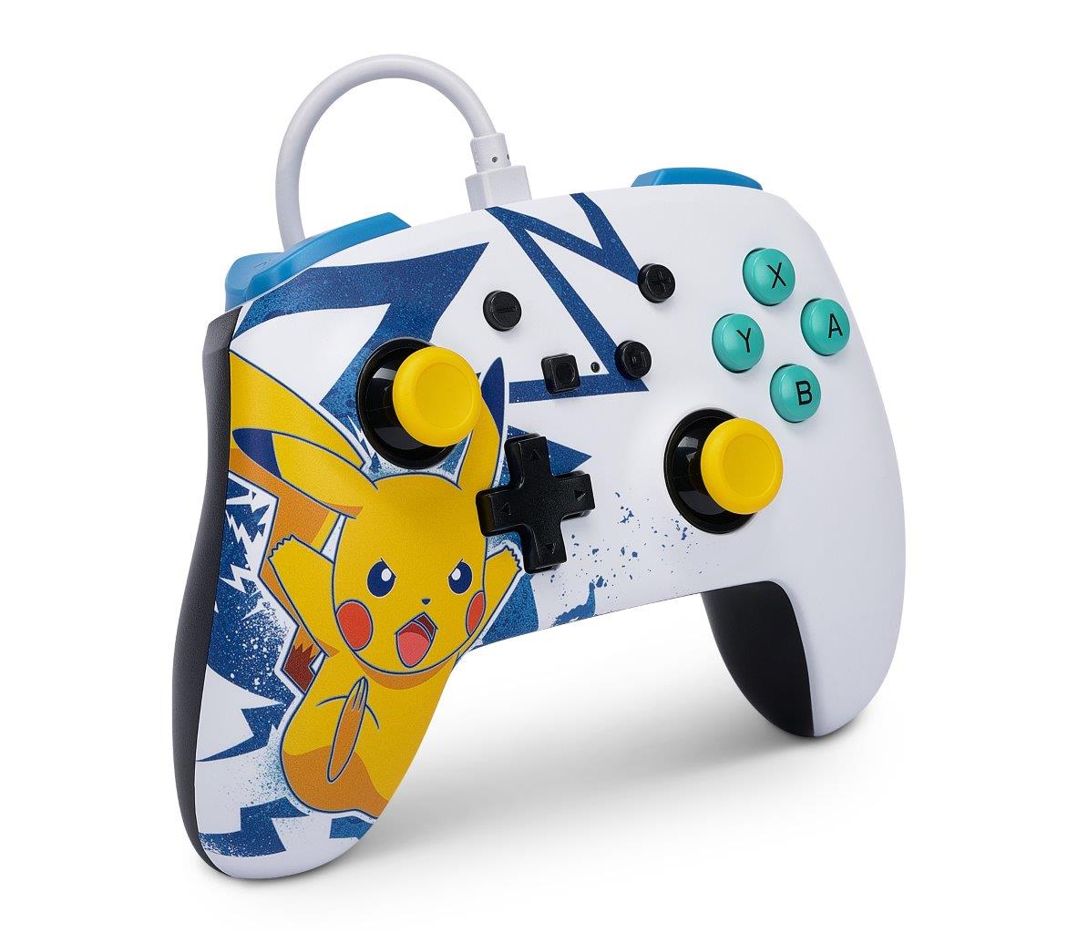 PowerA Enhanced Wired Controller for Nintendo Switch - Pikachu High Vo ...