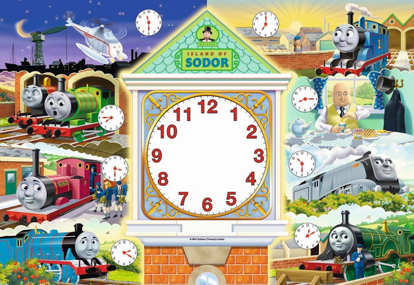 Thomas & Friends: Right on Time 60pc Jigsaw Clock (Ravensburger Puzzle ...